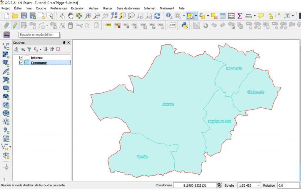 Tutoriel Impulsmap Trigger Suivi Mises à Jour Postgresql Postgis Qgis Mode Edition Impuls