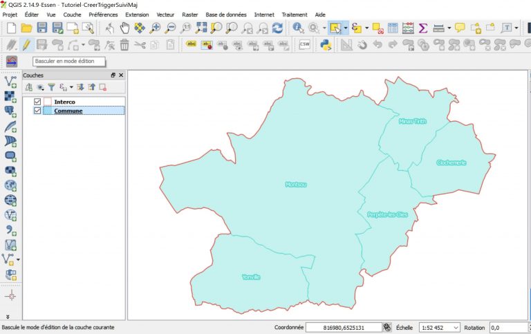 Tutoriel Impuls'Map - Trigger suivi mises à jour PostgreSQL PostGIS - QGIS mode Edition - Impuls ...